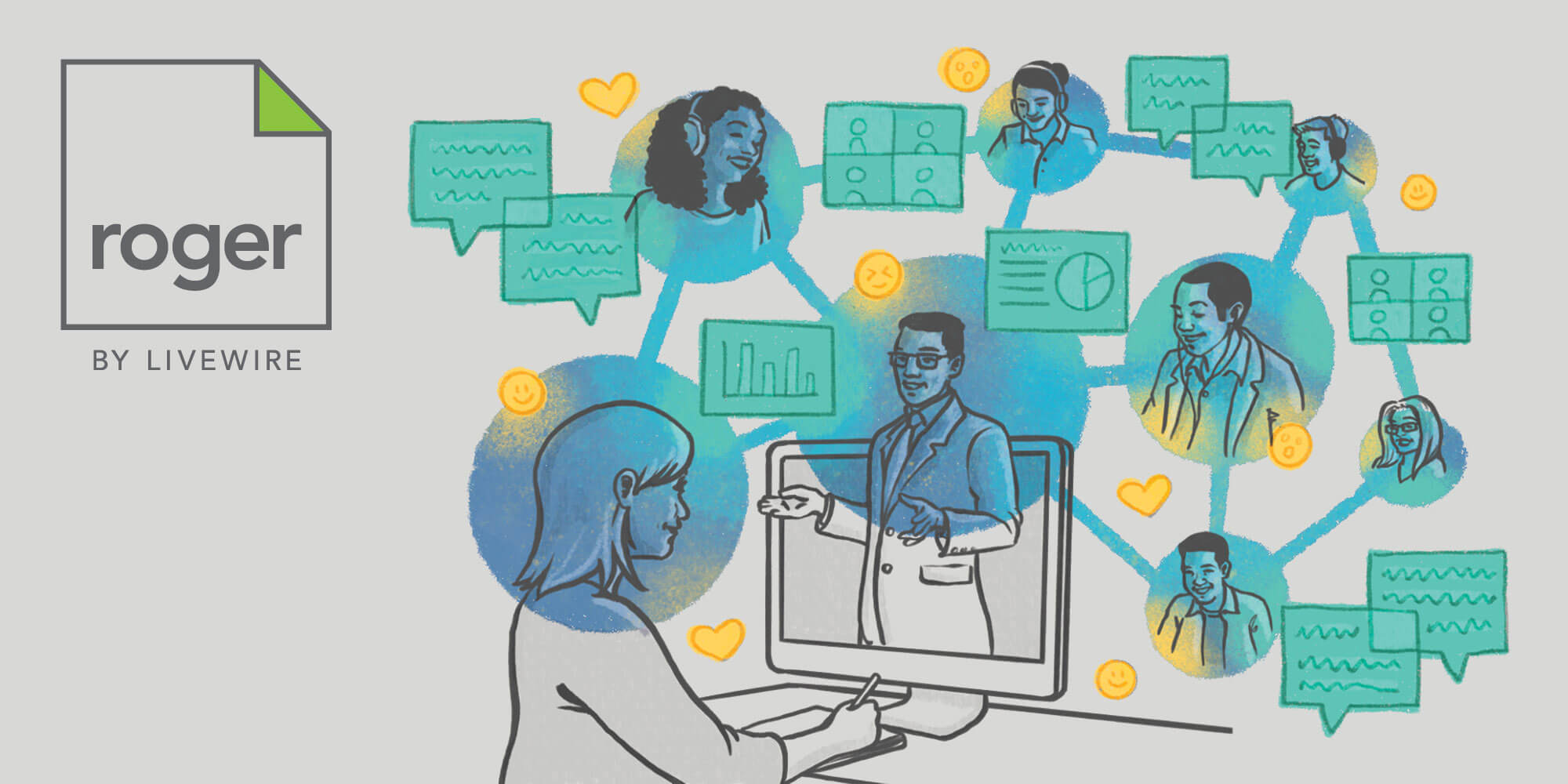 Engaging hearts and minds in virtual event design - roger
